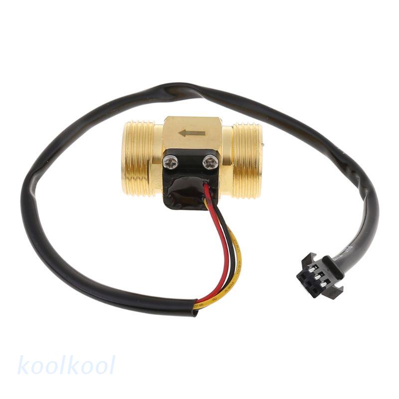 kool Flow Sensor G3/4" DN20 Copper Hall Effect Liquid Water Flow Switch ...