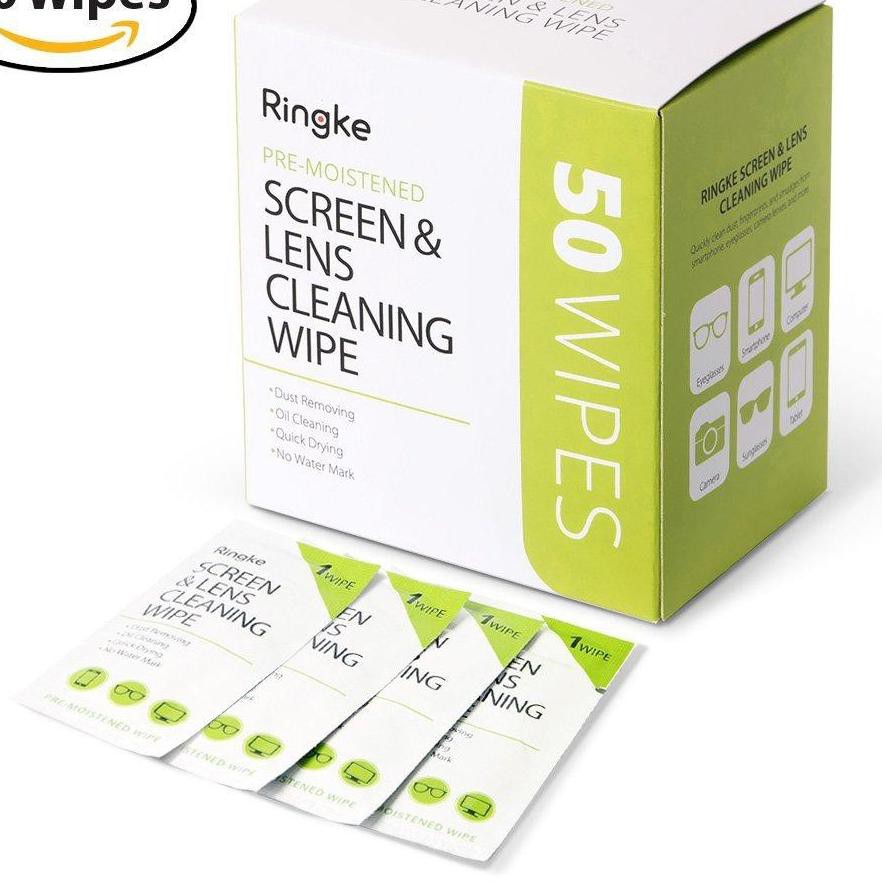 LAYAR Hp Ringke Screen LCD Screen Cleaner & Lens Cleaner Wipe Wipes ...