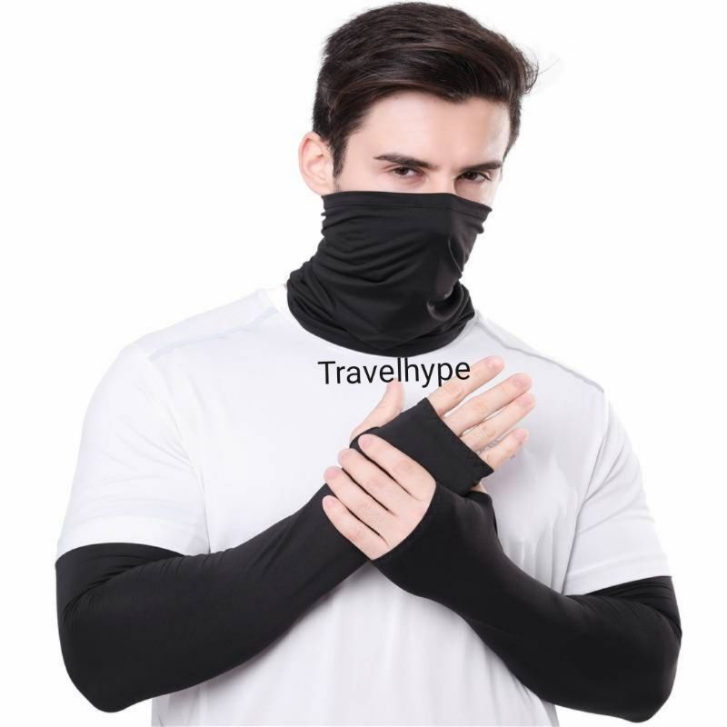 Travelhype Rider Set Balaclava and Armsleeves | Shopee Philippines
