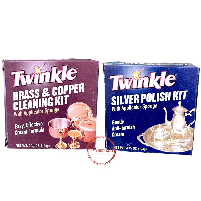 Twinkle Brass & Copper Cleaning Kit / Silver Polish Kit | Shopee ...