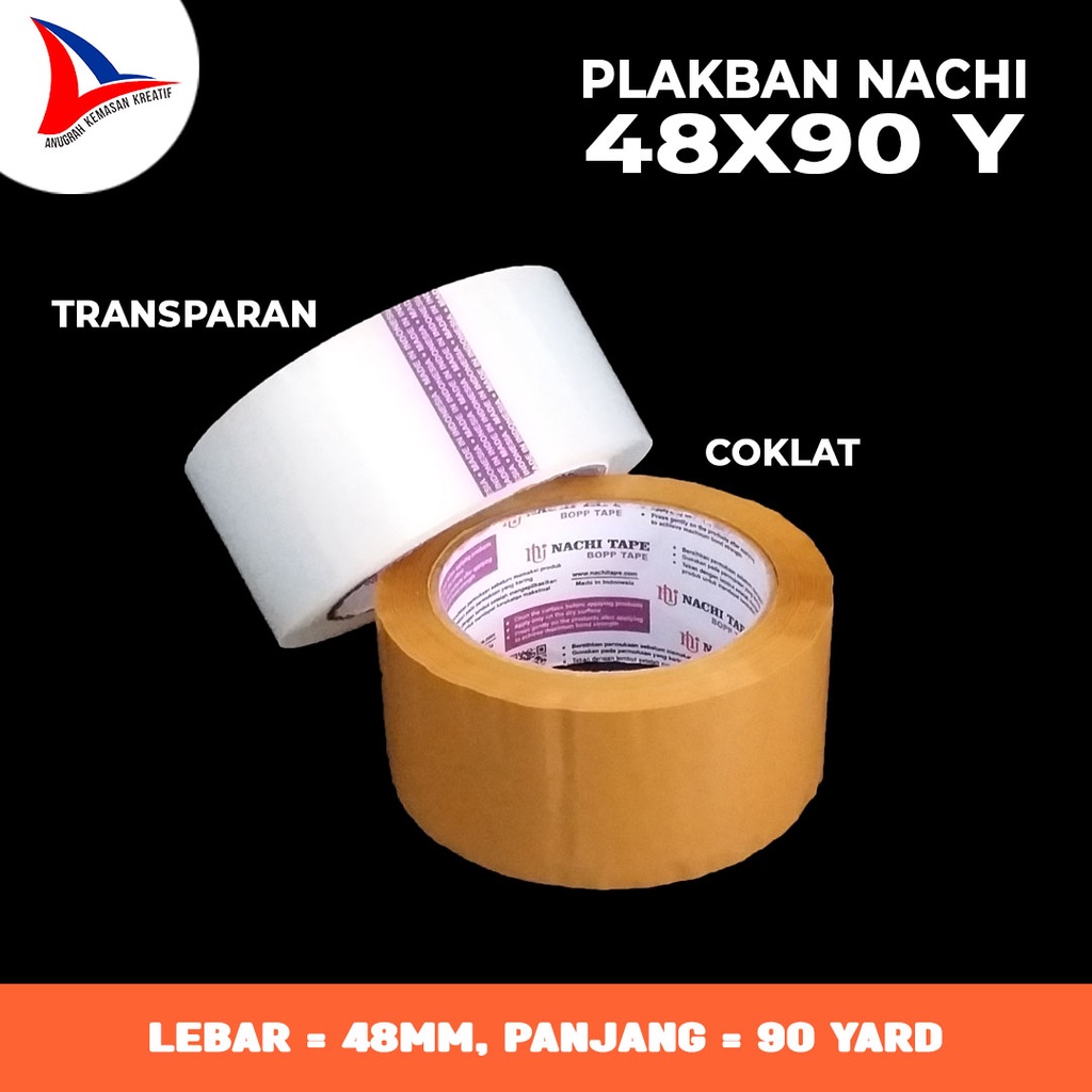 Nachi Duct Tape 48mm X 90 Yards Transparent - Brown (Roll) | Shopee ...