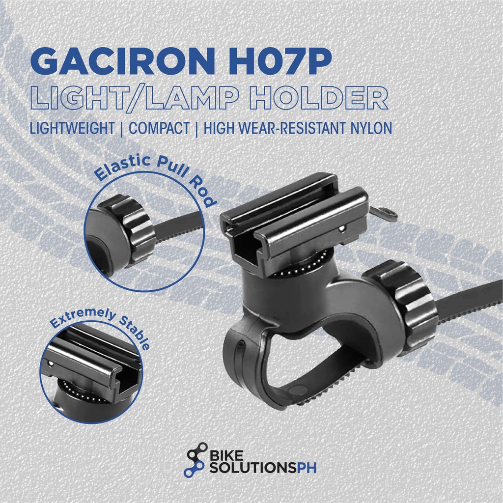Gaciron Extra Mount (H07p-PLASTIC). (H07M- Aluminum) Bike Light Holder ...