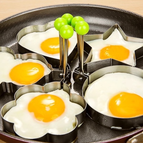 Creative Stainless Omelette Egg Frying Steel Mold Fried Tool pancakes ...
