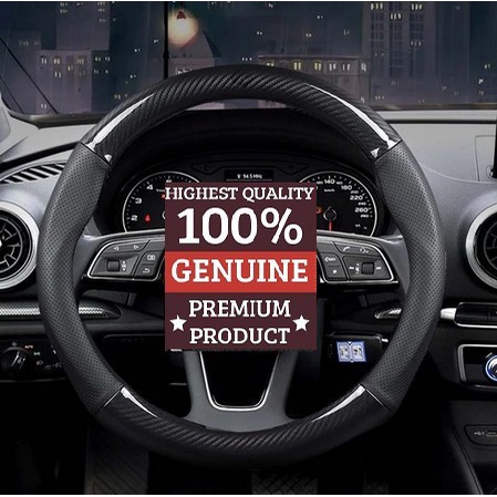 Suzuki Ignis Steering Wheel Cover Carbon Steering Car Genuine Leather ...