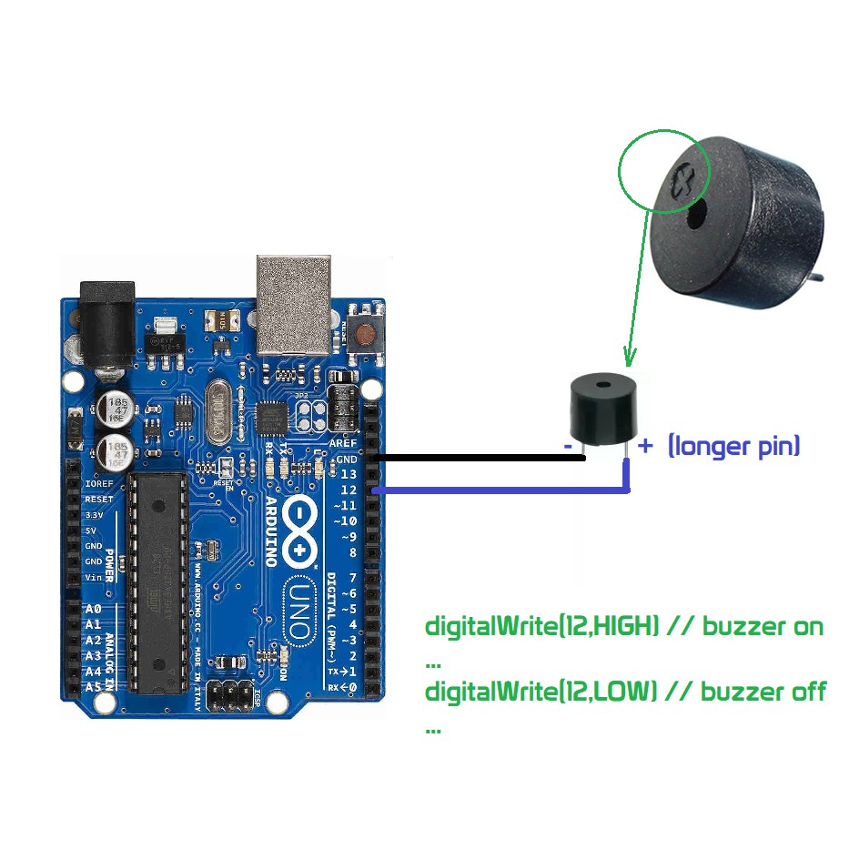 active buzzer 5V piezo buzzer sounder continuous beep good for arduino ...