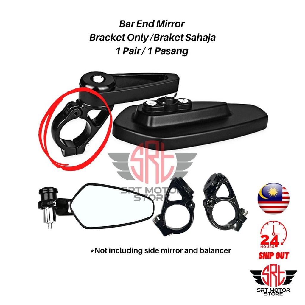 Bar End Mirror Bracket - Bracket For Mirror Bar End | Shopee Philippines