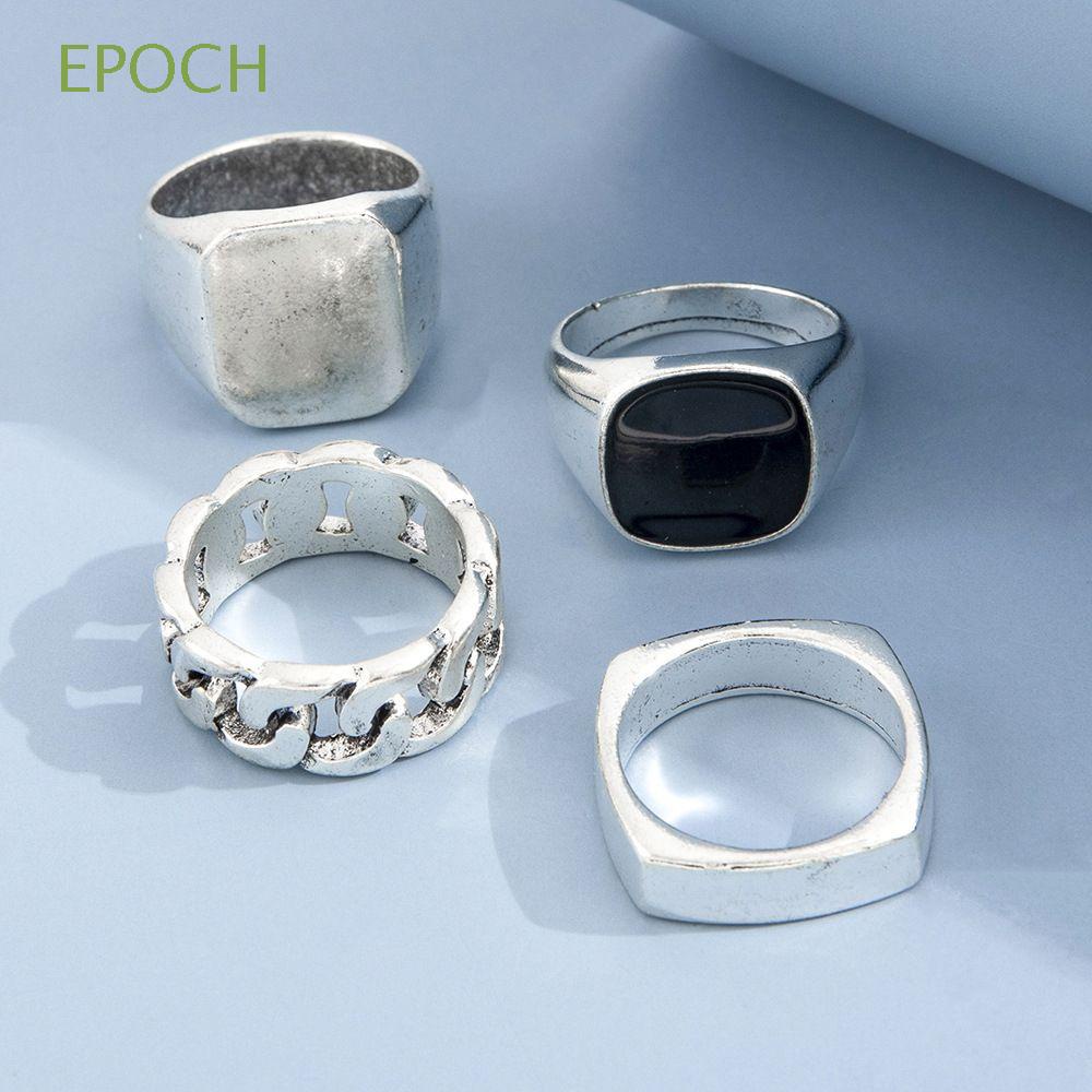EPOCH Women Rings Set Punk Elegant Butterfly Frog Bear Simple Temperament Tail Rings | Shopee ...