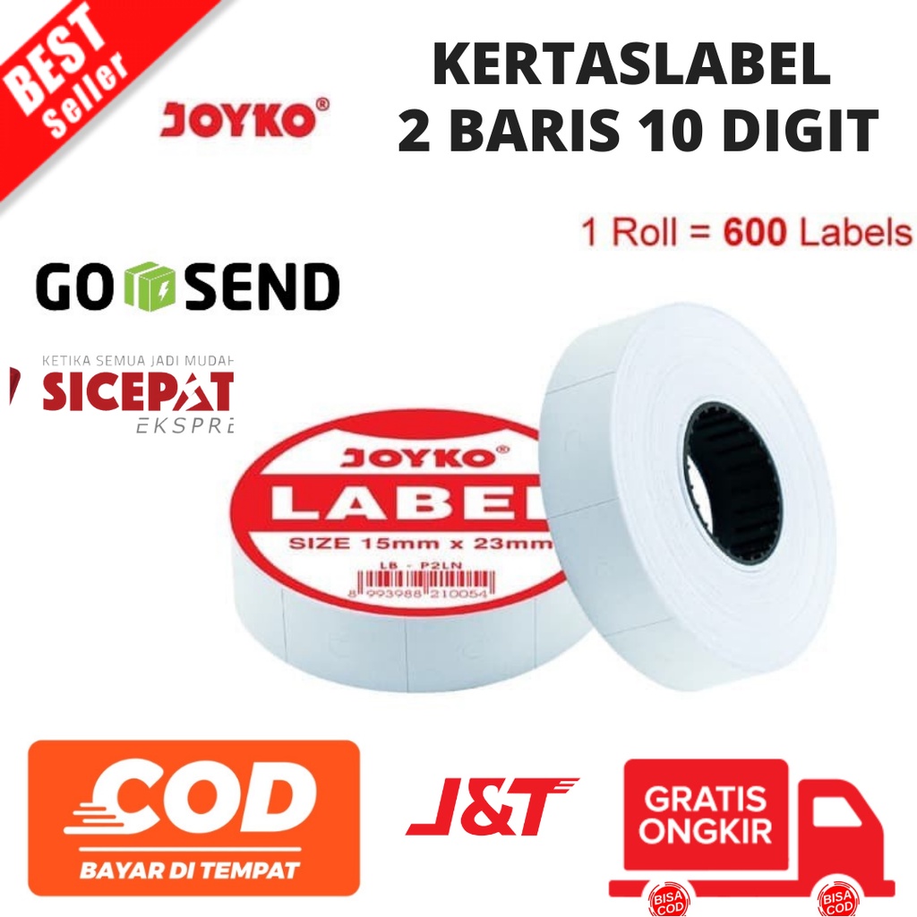 Joyko Price Labeler LABEL Paper or 2 Row Price LABEL Tool for atk 2 ROW ...