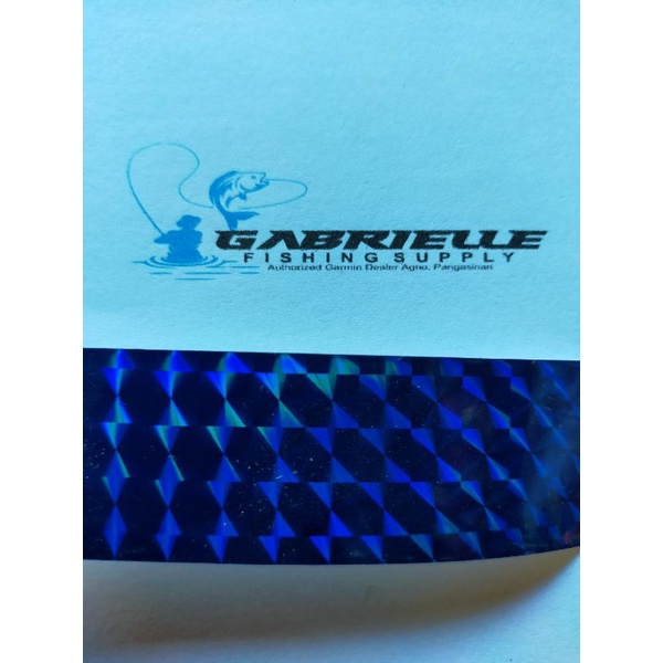 DIY Fishing Stickers / Metallic Sticker/ Holographic Sticker | Shopee ...