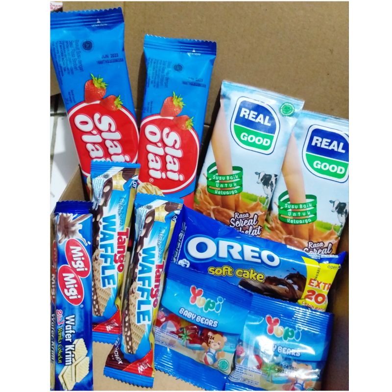 Blue Theme SNACK BOX Package/HAMPERS SNACK BOX/Gift SNACK/Birthday ...