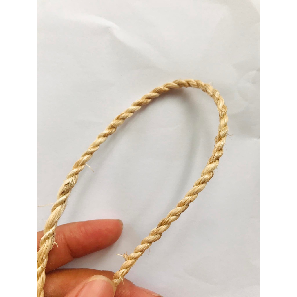 Abaca Rope Natural Multipurpose Rope Cat Scratcher Sold Per Meter 3mm ...