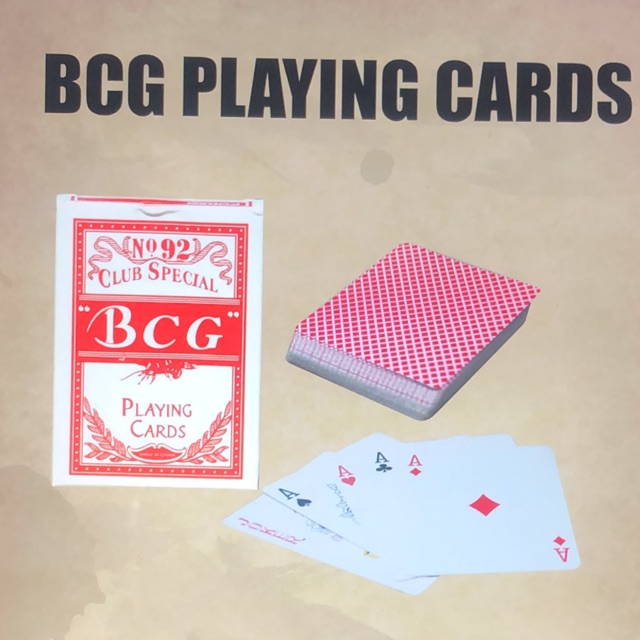 BCG Playing Cards Red | Shopee Philippines