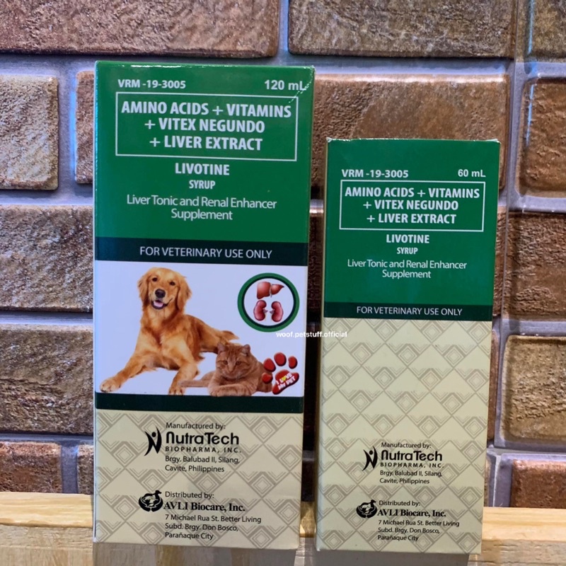 Livotine Syrup (Liver Tonic and Renal Enhancer Supplement) for Dogs and ...