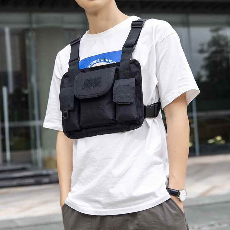 Chest bag, hip-hop bag, vest bag, strap chest bag, waist bag ...