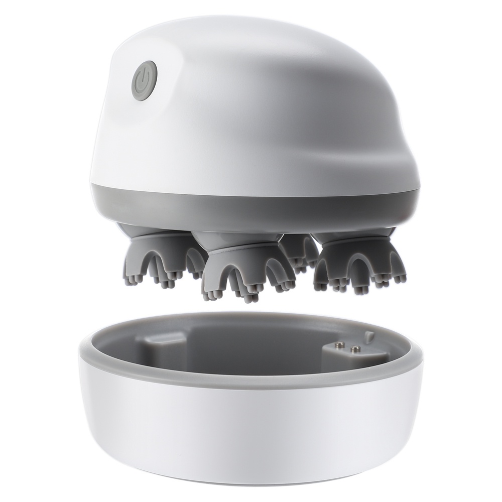 √electric Head Massager Kneading Massage 4 Modes Mini Bionic Scalp Massage Device Prevent Hair