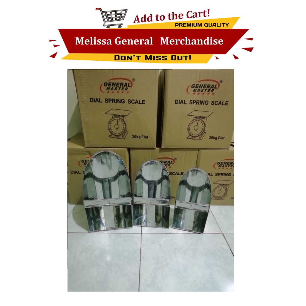 MELISSA MDSG STAINLESS RICE SCOOPER SET | Shopee Philippines