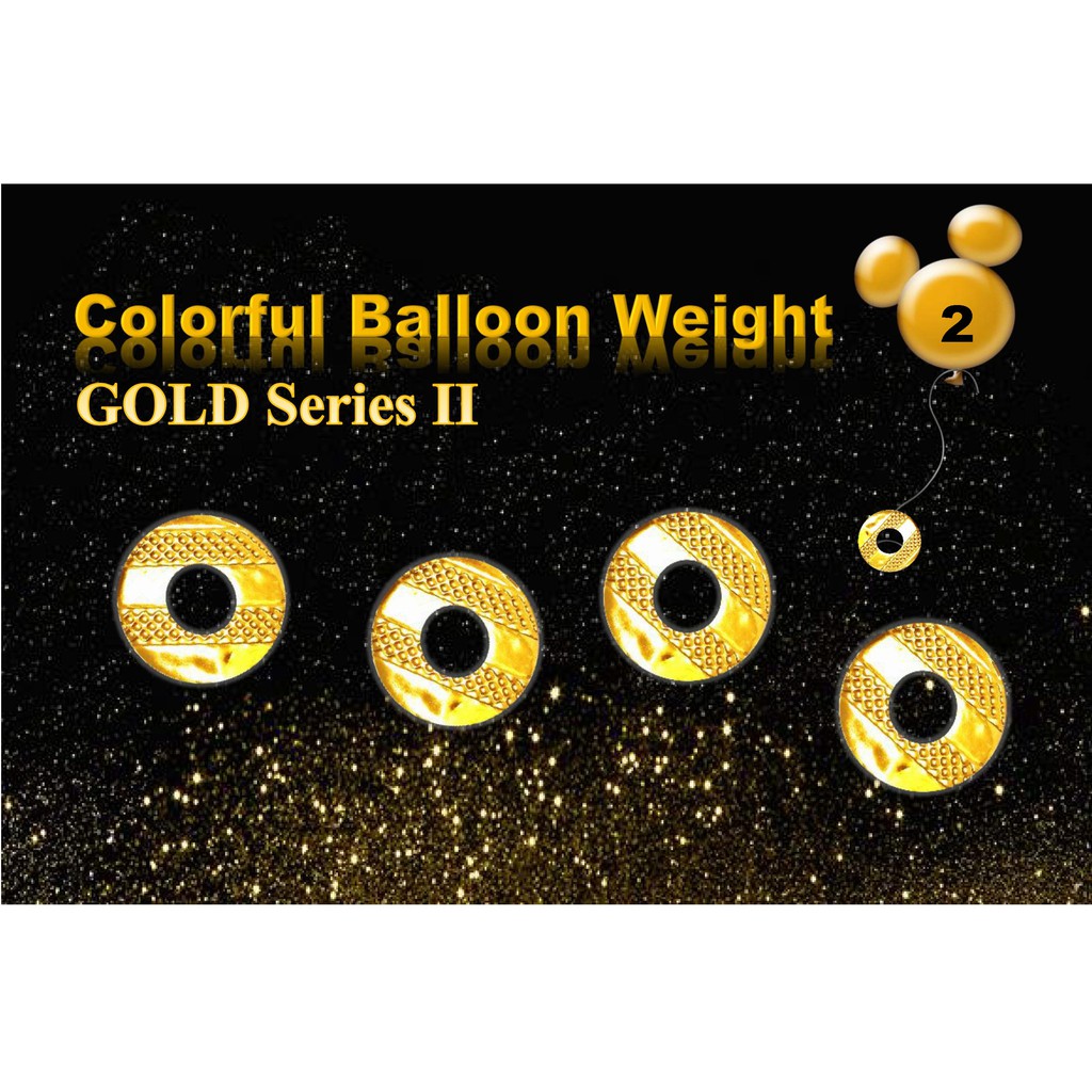 Big Size 3D Gold Color Design Balloon Weight For Helium Balloon Gas ...