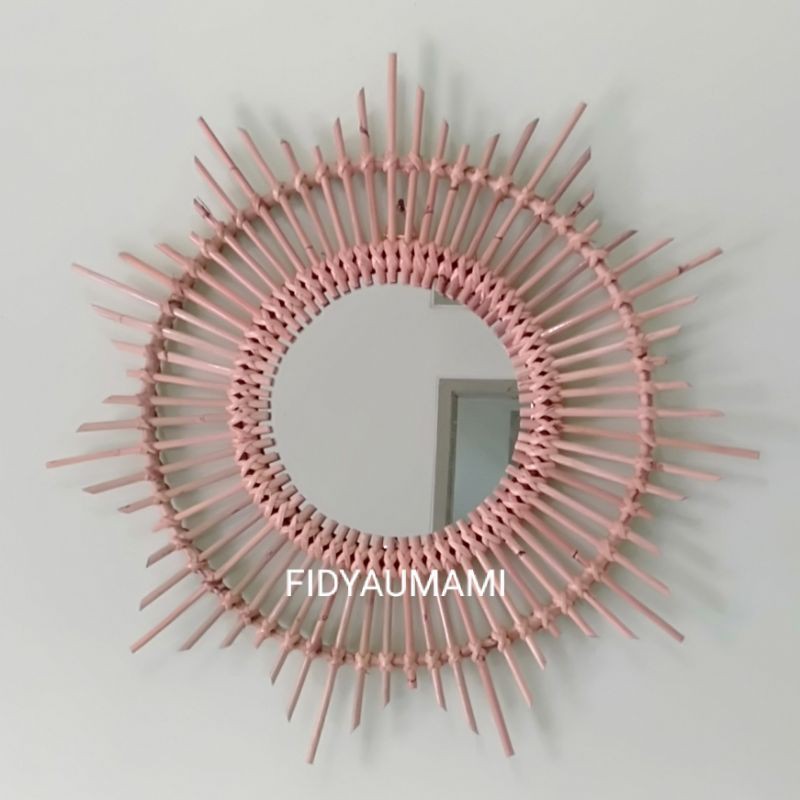 Mirror ROTAN Code E // ROTAN Wall Glass // Wall Decoration Mirror ...
