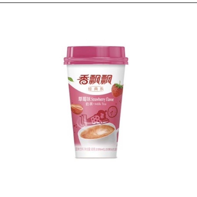 Senpure Strawberry-Taro-original-wheat milk tea (seduh) 80g | Shopee ...