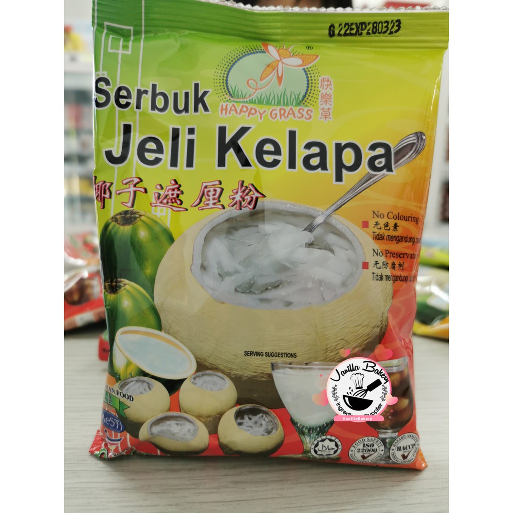 Happy Grass Coconut Jelly Powder 225G | Shopee Philippines