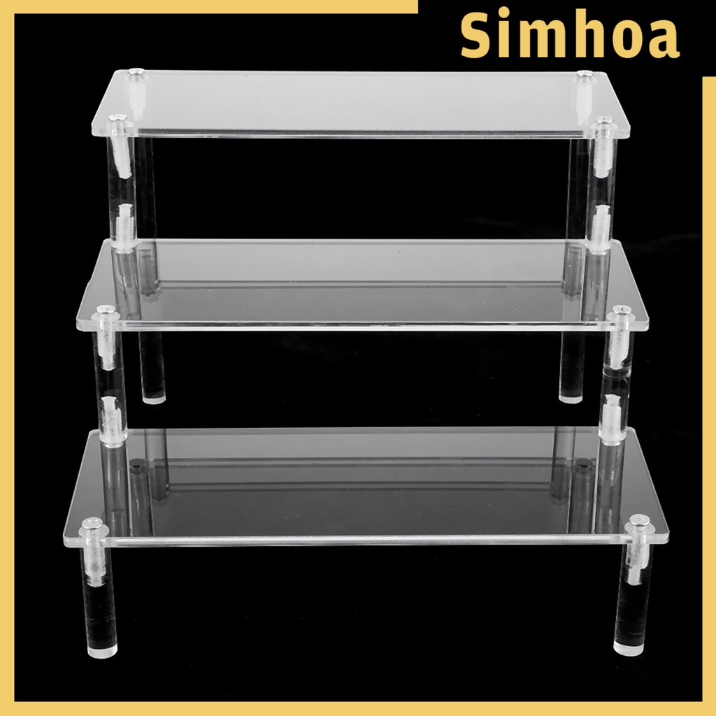 [SIMHOA] Acrylic Display Stand Riser for Jewelry Toys Storage, Stand ...