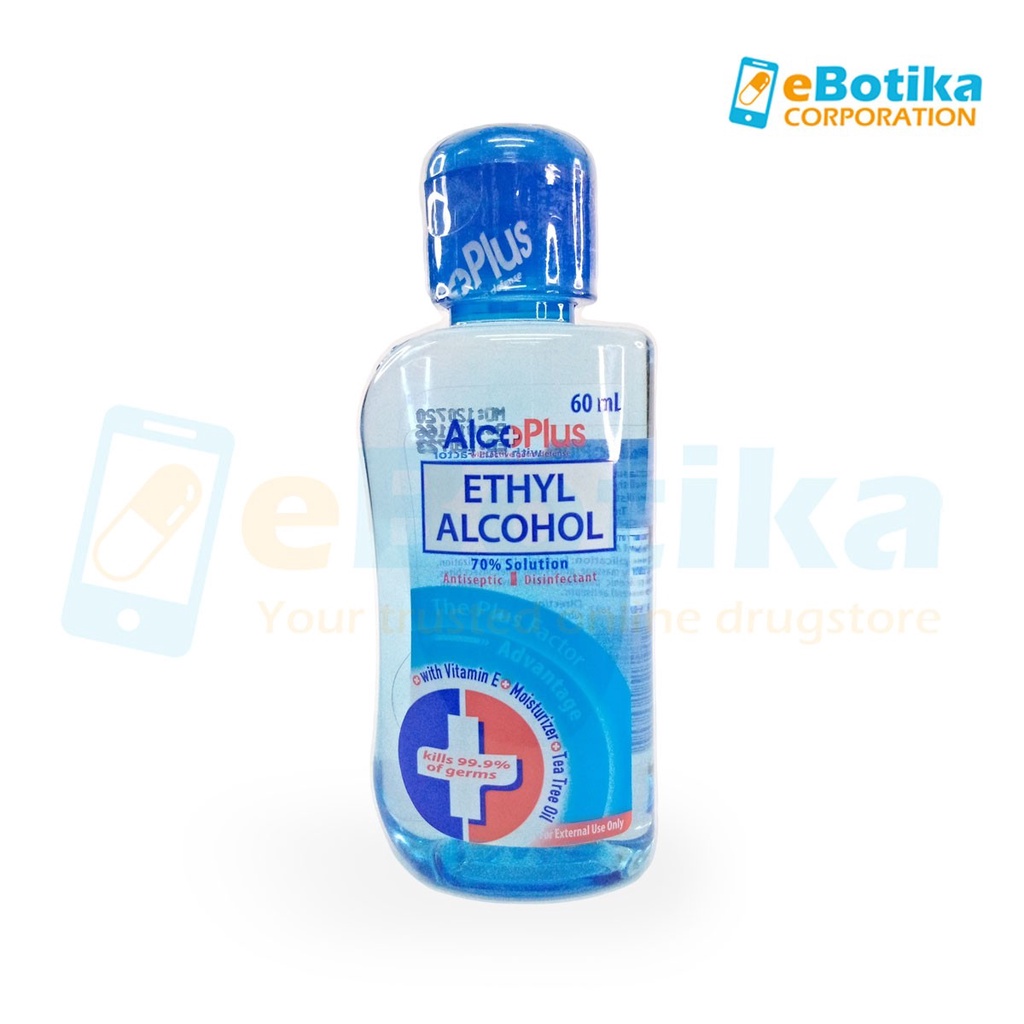Alcoplus Ethyl Alcohol 60ml (4-BOTTLES) | Shopee Philippines