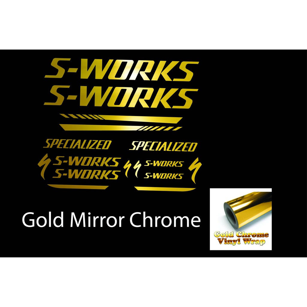 Mtb's S Works Frame Decal Bike Sticker Accessories | Shopee Philippines