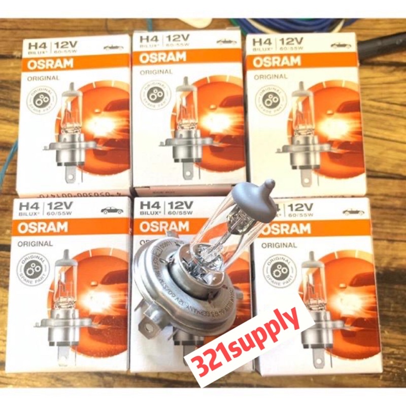Osram H4 12V 60/55W Head Lamp Light Bulb MYVI GEN2 PERSONA WIRA ISWARA ...