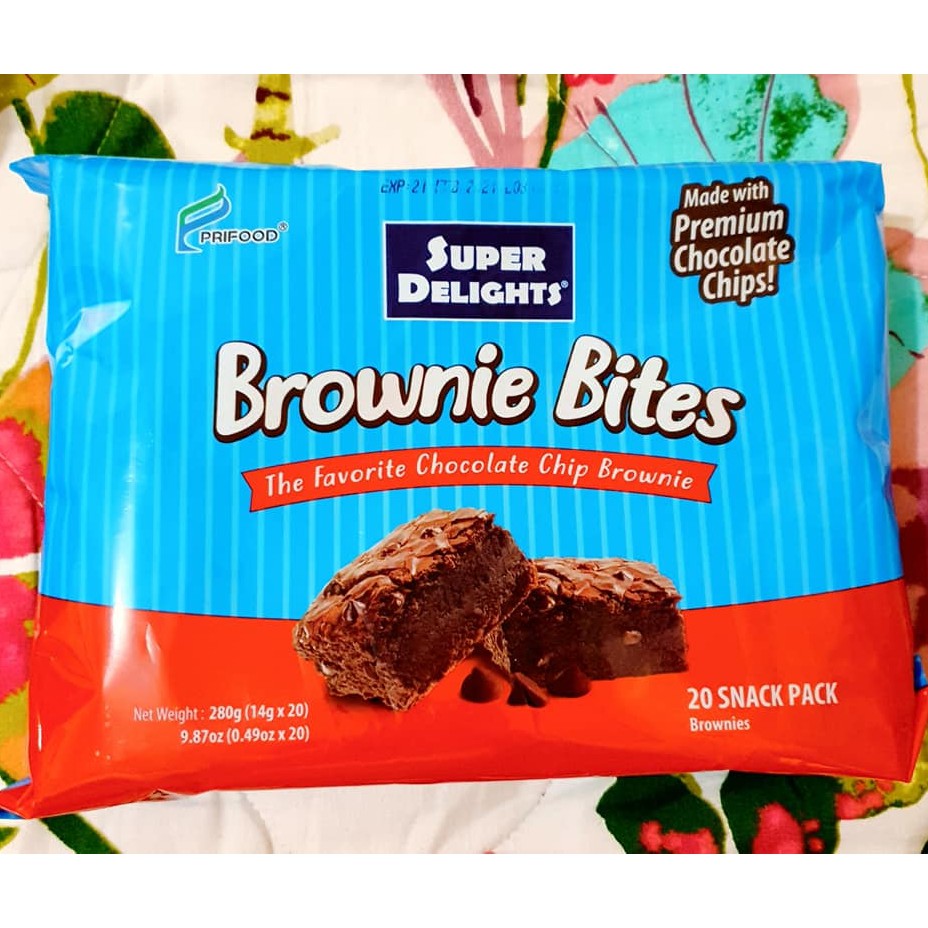 [Lowest Price] Super Delights Brownies Bites Snack Pack | Shopee ...