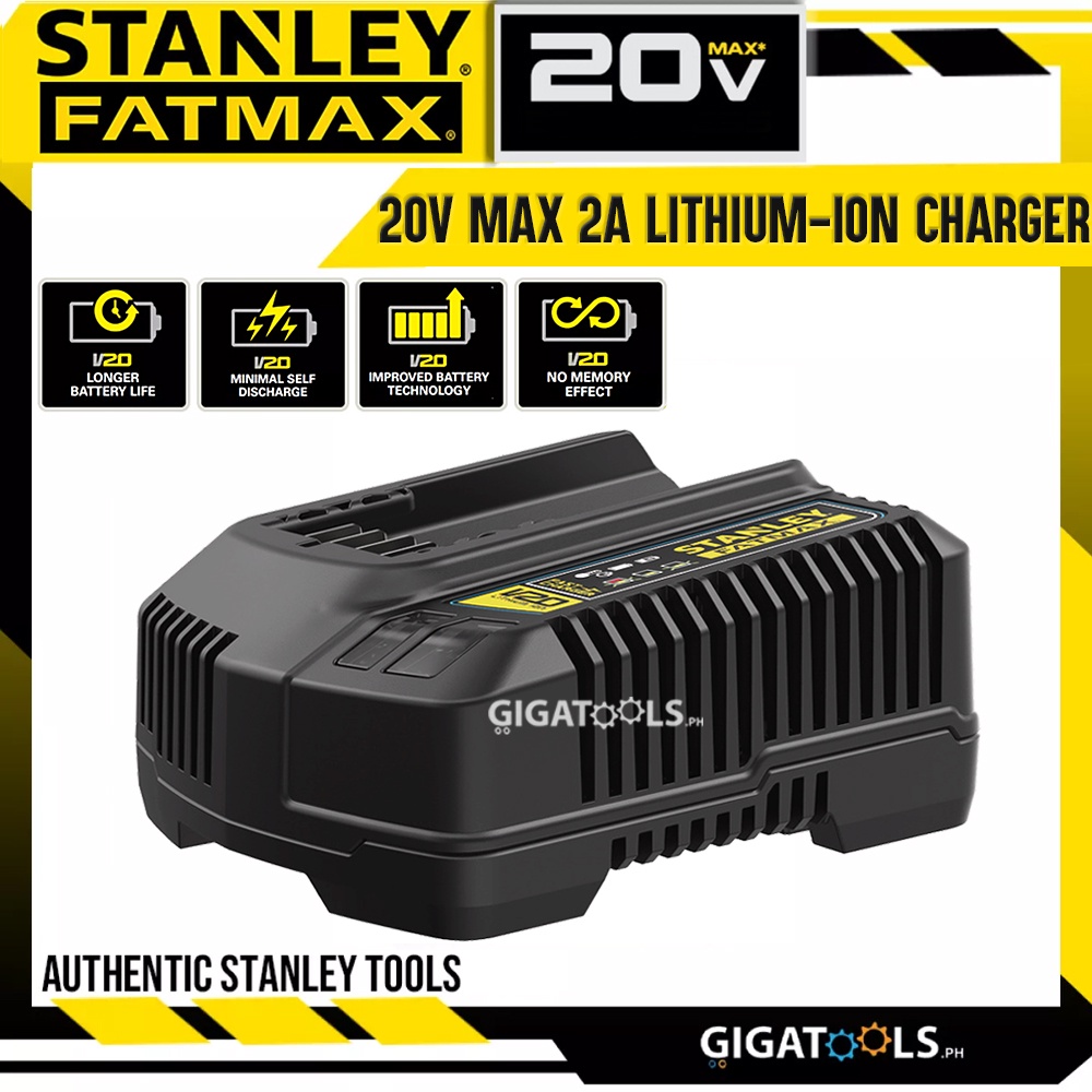 Stanley FATMAX SC200 Lithium-Ion 20V Max Fast Charger ( Charger Only ...