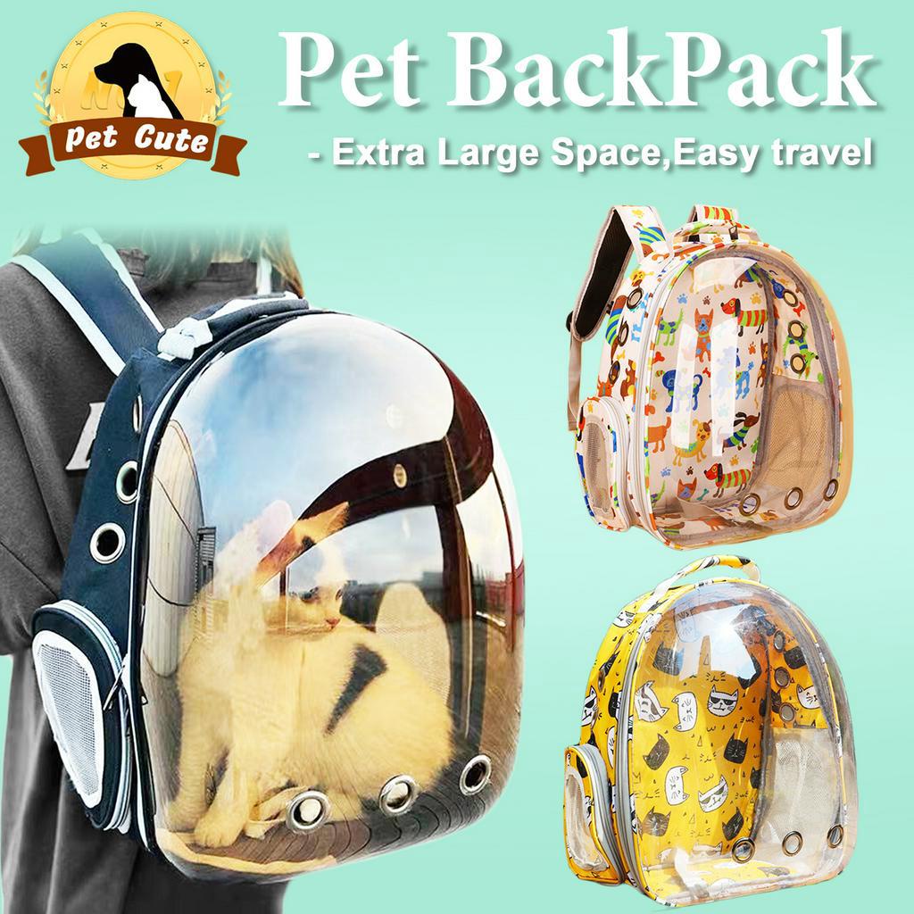 Pet Backpack dog bagpack cat bagpack Carrier Breathable pet bag carrier ...