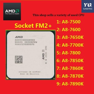AMD A8 7650 A8 7600 A10 5800 A10 7800 a8 5600k a8 7680k A10 CPU quad ...
