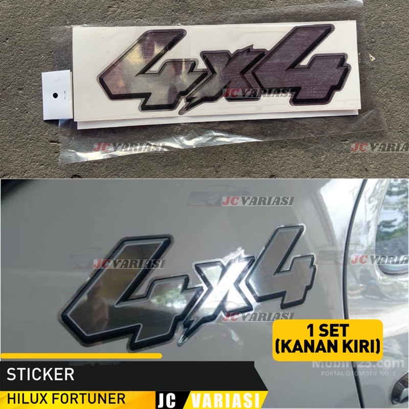 STICKER CAR STICKER LIST BODY SIDE TUB 4x4 TRITON RANGER HILUX FORTUNER ...