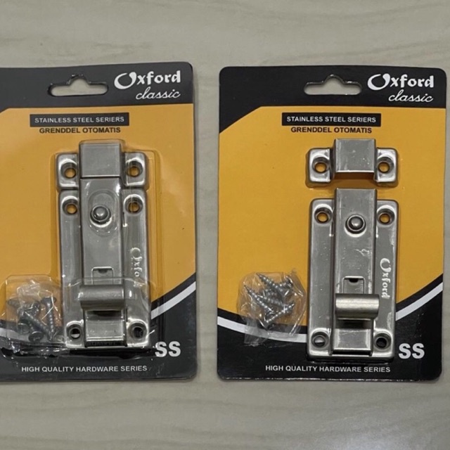 Automatic OXFORD stainless steel window door latch, automatic push ...