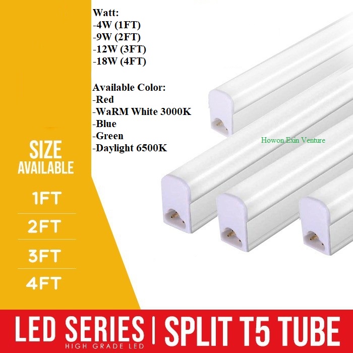 High Grade LED T5 Tube Light Lamp Bulb Complete Set Celling Light ...