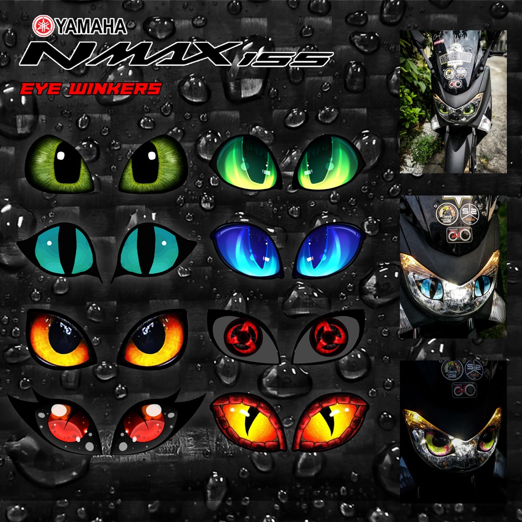 Yamaha Nmax V1 V2 - Winkers Eye fit to Gravis SZ Outdoor Stickers Lens ...