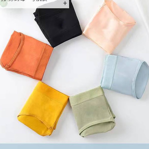Anthony korea fashion Pure Cotton Briefs Solid Low waist Breathable hip ...