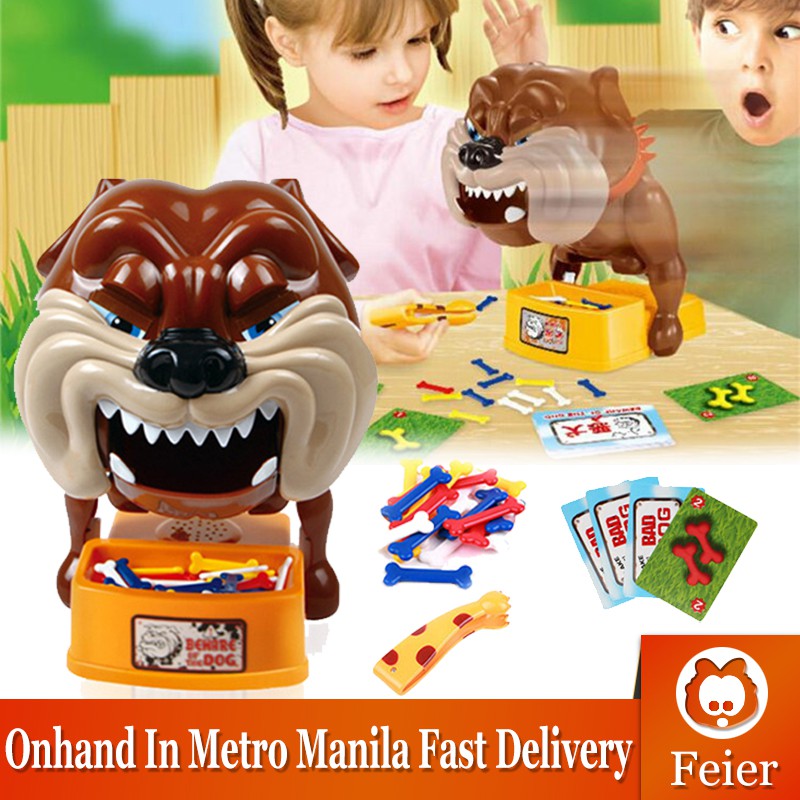 【Ready stock】Dog toy Simulation Vicious Dog Large Board Game Tricky Toy ...