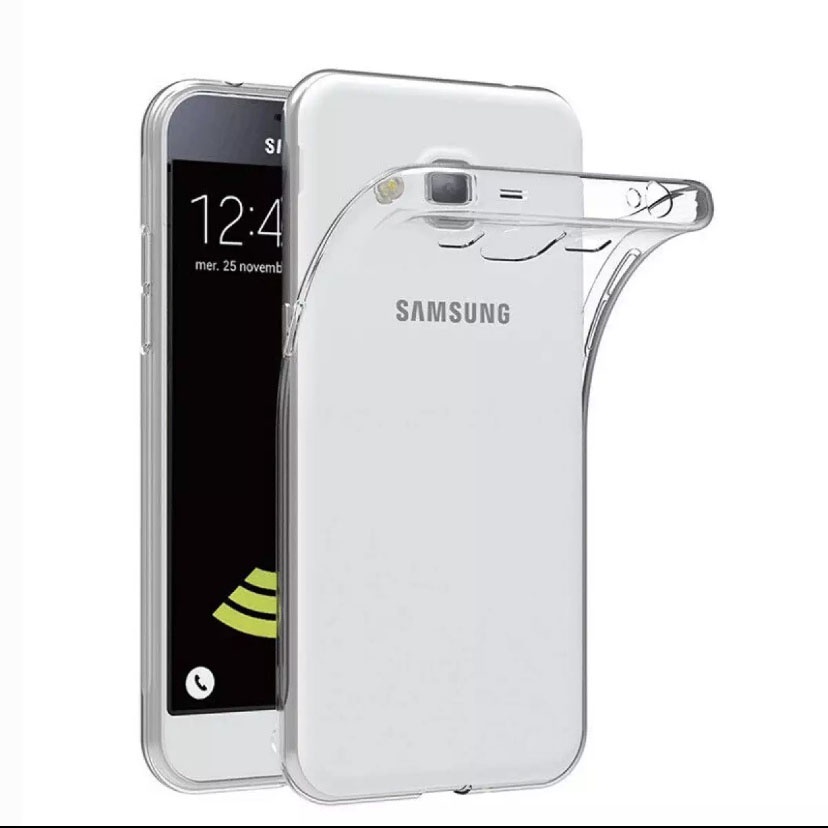 For Samsung Galaxy J7 Core Phone Case Soft Clear Flexible Rubber Gel ...