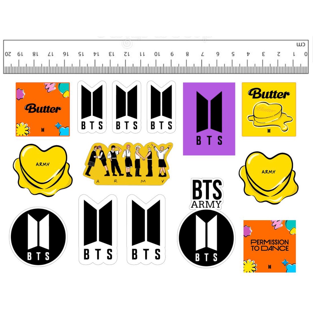 BTS assorted sticker (sold per set) | Shopee Philippines