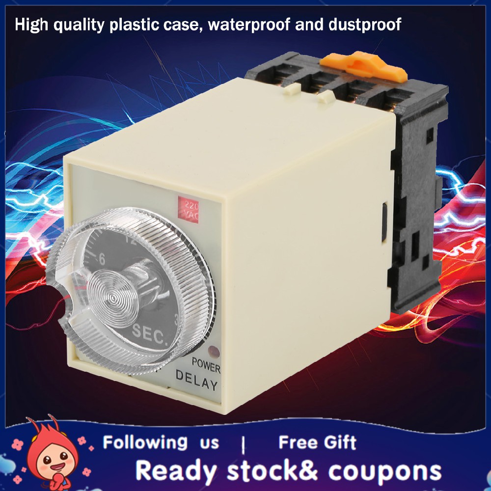 [Ready Stock] [Xiyijia] 0-30s Power Off Delay Timer Relay Knob Control ...
