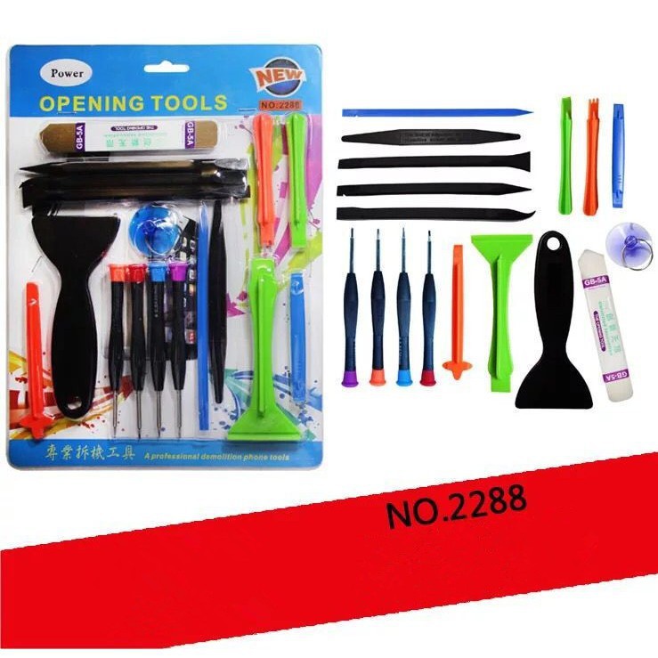 Opening Tools Set 17 in 1 No 2288 / complete tool for Lcd / Ts Opening ...