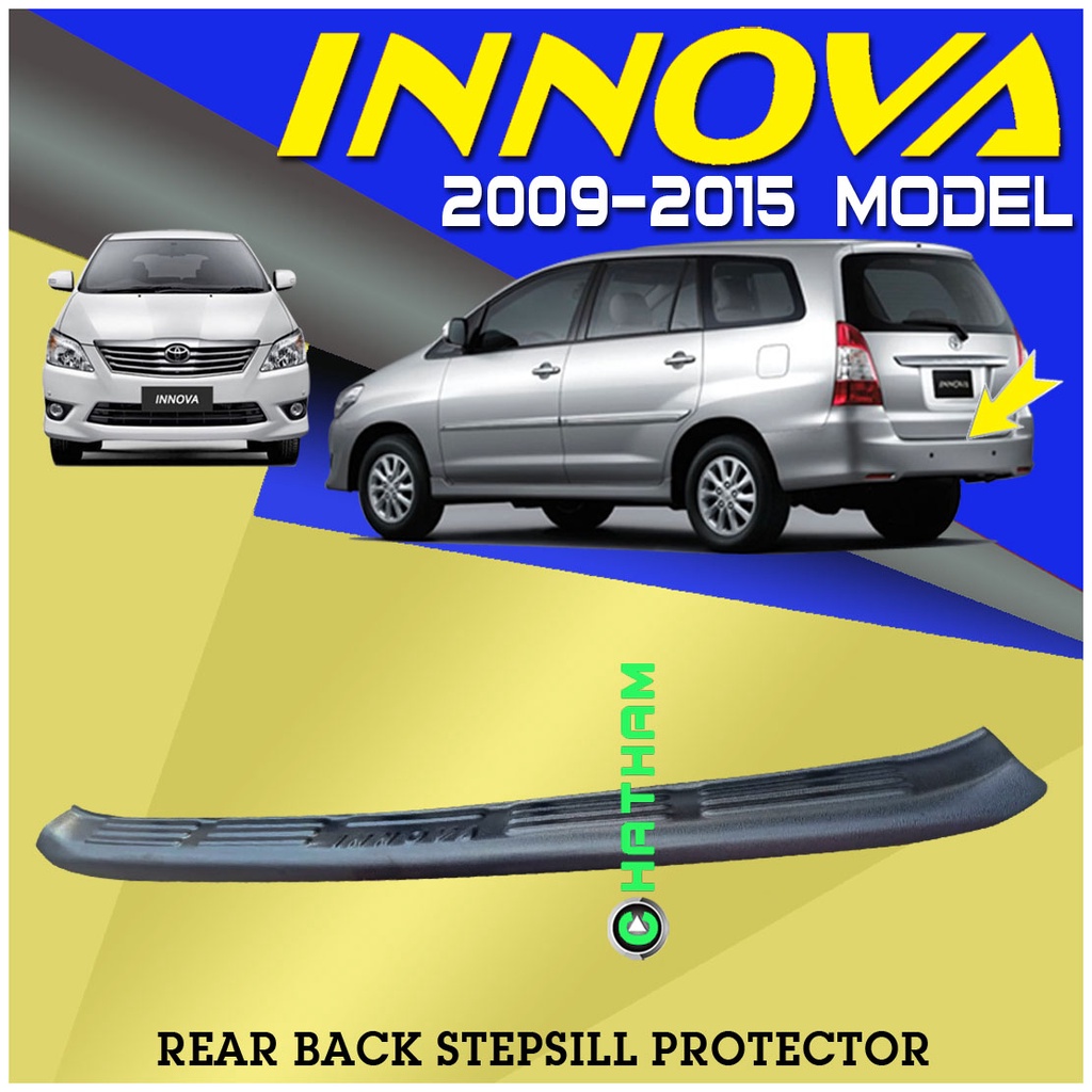Toyota Innova 2009 up to 2015 ( Rear Back Step Protector 2010 2011 2012 ...