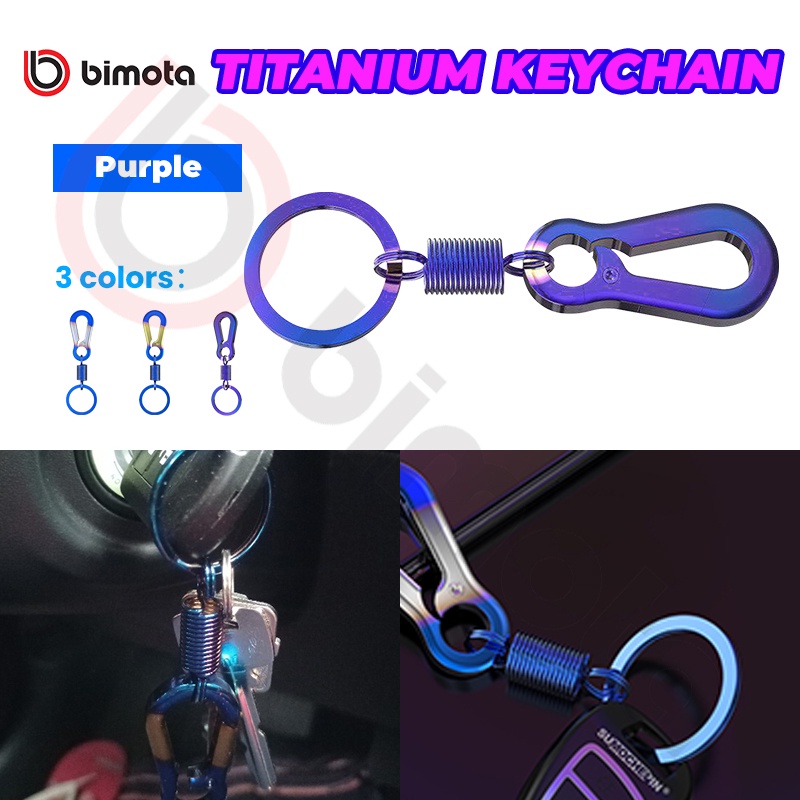 Spring Key Chain Carabiner Retractable Waist Belt Clip Keyring Anti ...