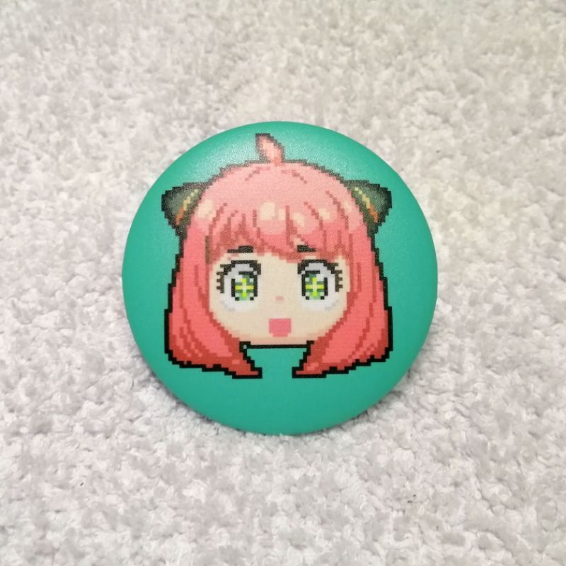 Pixel Anya Button Pin ( Spy X Family ) | Shopee Philippines