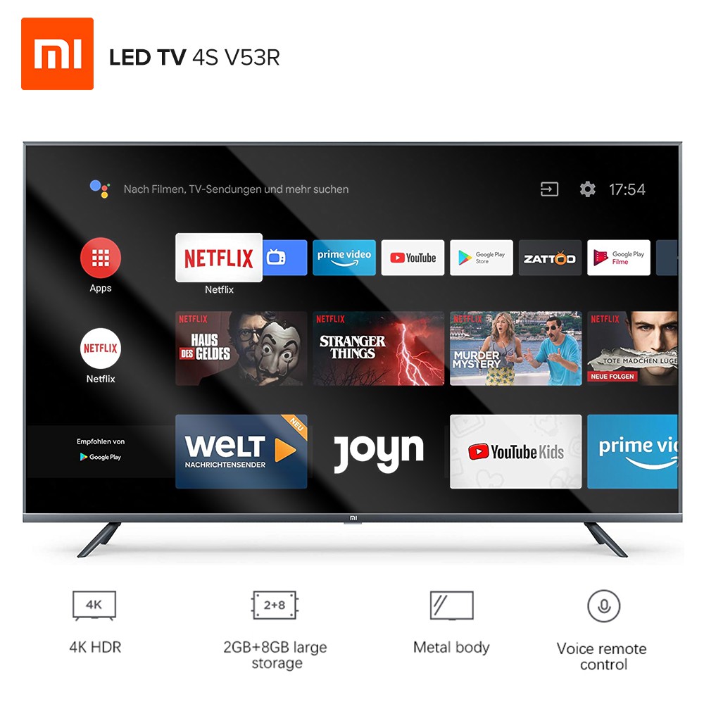 Xiaomi Mi LED TV 4S V53R 55 Inch 64 Bit Quad Core Processor 4K Ultra HD ...