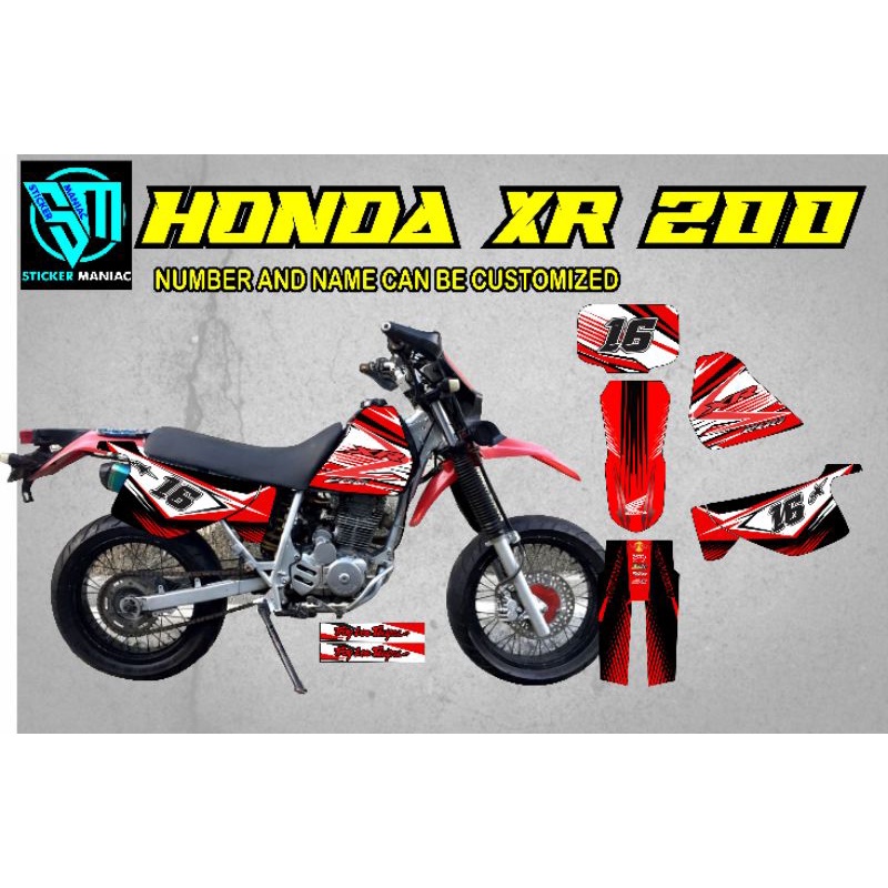 Honda XR 200 Full body decals | Shopee Philippines