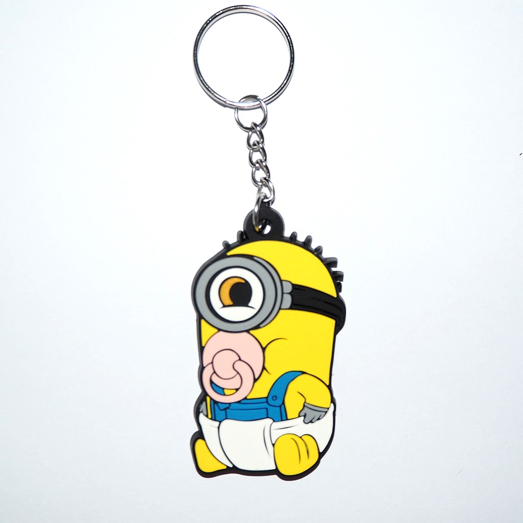 Minion Rubber Ion Keychain | Shopee Philippines