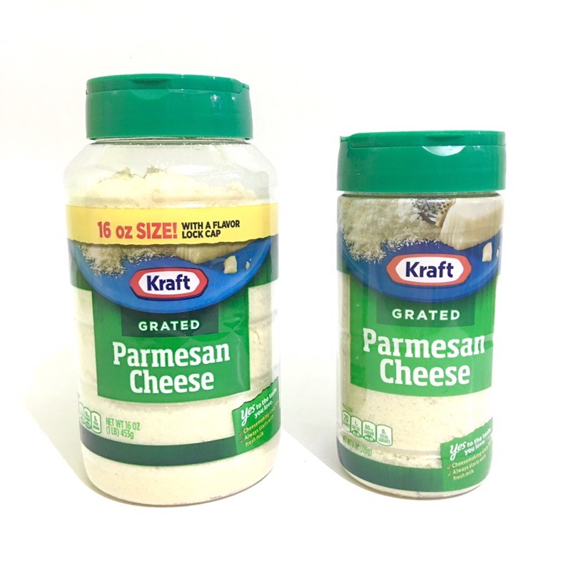 Kraft Grated Parmesan Cheese 8 Oz 16 Oz 3 Oz Shopee Philippines