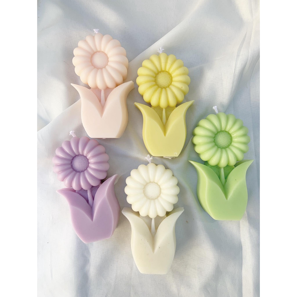 3D DAISY FLOWER PINTEREST INSPIRED CUTE SCENTED CANDLES (candycandlesph ...